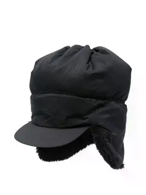 AND WANDER Faux-shearling Trim Cap