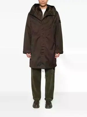 Stone Island Hooded Jacket - Brown