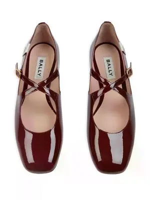 Bally Criss-cross Ballet Flats