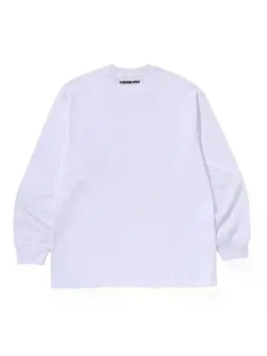 A BATHING APE Long-sleeve Logo-patch T-shirt