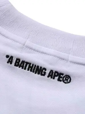 A BATHING APE Long-sleeve Logo-patch T-shirt