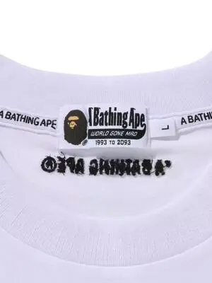 A BATHING APE Long-sleeve Logo-patch T-shirt