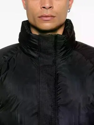 C.P. COMPANY Quilted Panelled Jacket - Black