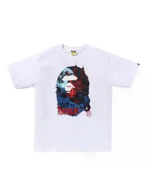 A BATHING APE Graphic Print T-shirt - White