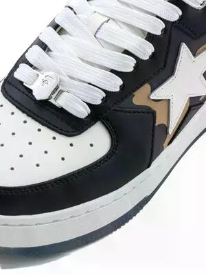 A BATHING APE Sta Camouflage Sneakers - Black