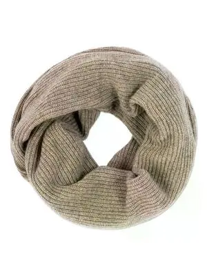 Eric Bompard Ribbed-knit Cashmere Snood - Neutrals