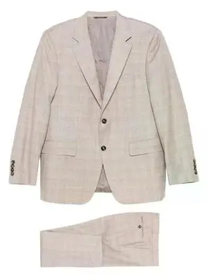 Canali Checked Single-breasted Suit