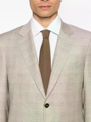 Canali Checked Single-breasted Suit