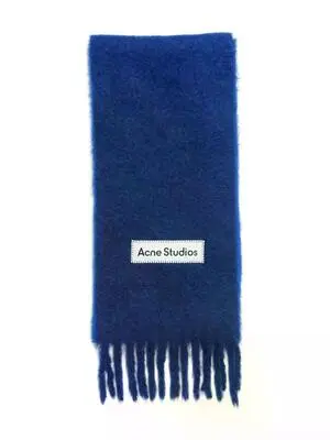 Acne Studios Fringed Scarf - Blue
