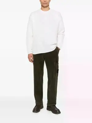 C.P. COMPANY Round-neck Textured Knit Sweater