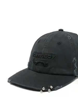 CHARLES JEFFREY Pierced Logo Baseball Cap