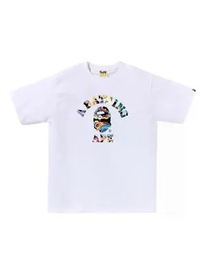 A BATHING APE Logo-graphic T-shirt - White