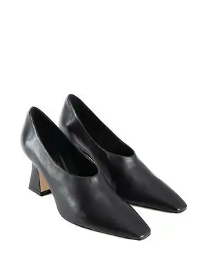 AeydĒ 60mm Square-toe Leather Loafers