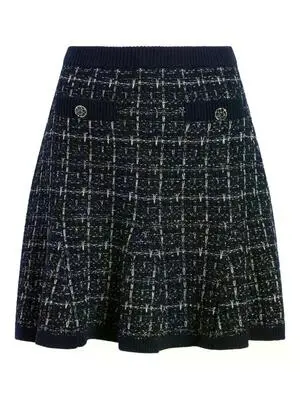 Cinq À Sept Ainara Check-pattern Mini Skirt