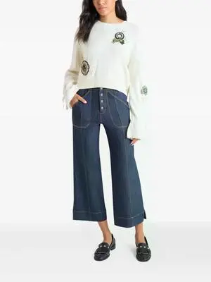 Cinq À Sept Tasha Rose Patch Top