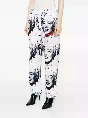 Vaquera Graphic-print Trousers