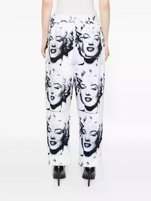 Vaquera Graphic-print Trousers
