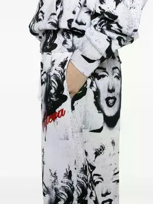 Vaquera Graphic-print Trousers