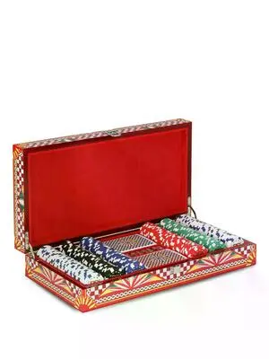 Dolce & Gabbana Decorated Poker Set - Blue