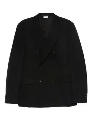 Comme Des Garçons Double-breasted Blazer - Black