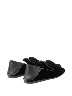 JIMMY CHOO Eliot Velvet Loafers With Tassel Detail
