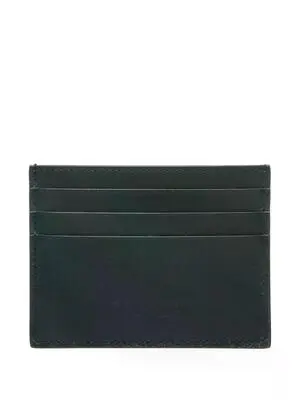 Giorgio Armani Logo-debossed Cardholder - Green