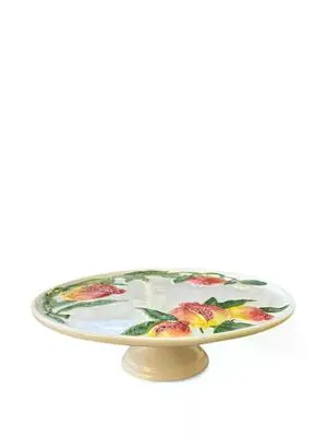 LES-OTTOMANS Pomegranate Cake Stand - Neutrals