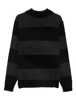 Simone Rocha Striped Polo Sweater