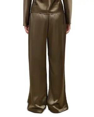 LESET Barb Bias Wide Leg Pants - Skye