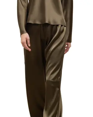 LESET Barb Bias Wide Leg Pants - Skye