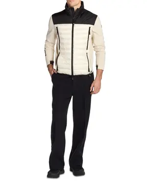 Moncler Quilted Down Cardigan