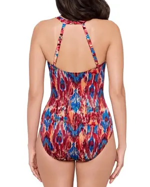Miraclesuit Ikat Dorado Wrapsody One Piece Swimsuit - Multi