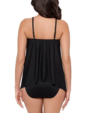 Miraclesuit Ombra Fiore Peephole Tankini Top