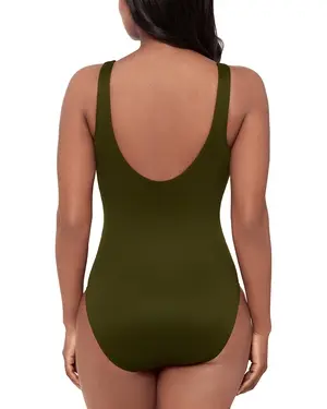 Miraclesuit Solid Ibiza One Piece Swimsuit - Nori
