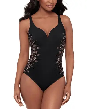 Miraclesuit Costa D'oro Temptress One Piece Swimsuit - Black