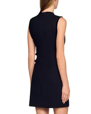 Sandro Aurore Cutout Mini Dress