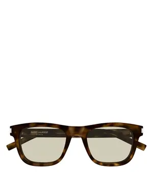 Saint Laurent Rectangular Sunglasses, 52mm
