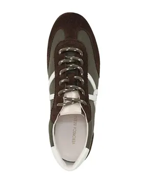 Veronica Beard Riviera Running Sneakers - Cypress/espresso