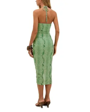 VIX PAULA HERMANNY Day Halter Midi Dress