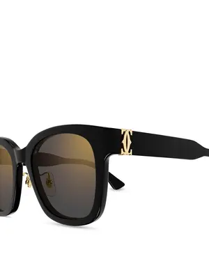 CARTIER Square Sunglasses, 54mm