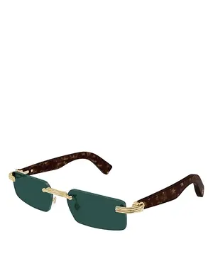 CARTIER Premiere De 24k Plated Sunglasses