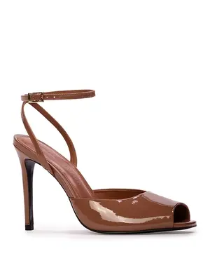 BLACK SUEDE STUDIO Square Toe Sandals - Mousse