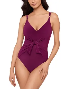 Magicsuit Saki Obi One-piece Swimsuit - Boysenberry