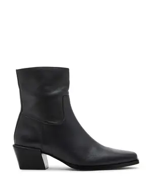 Steve Madden Daney Boots - Black Leather