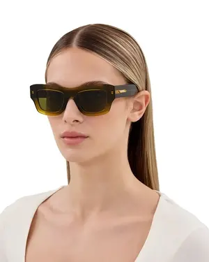 Bottega Veneta Rectangular Sunglasses