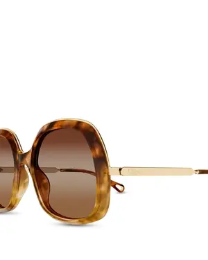 Chloé Square Sunglasses, 56mm