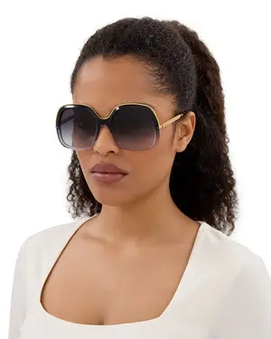Chloé Square Sunglasses, 56mm