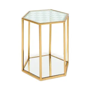 MACKENZIE-CHILDS Honeycomb Accent Table - Multi