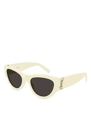 Saint Laurent Cat Eye Sunglasses 53mm - Ivory