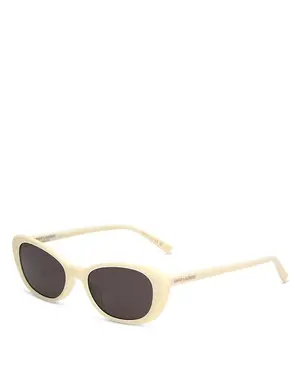 Saint Laurent Cat Eye Sunglasses, 52mm Ivory